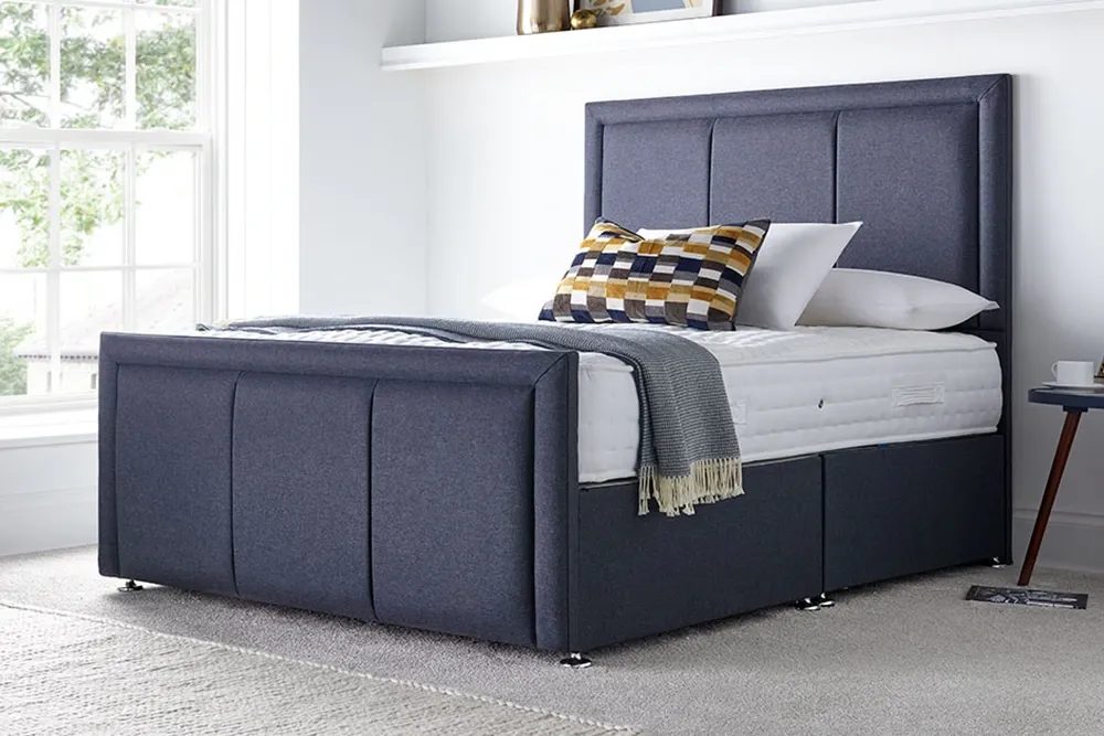 High Bed Frames Celeste High Gloss 180cm Superking Bed Frame