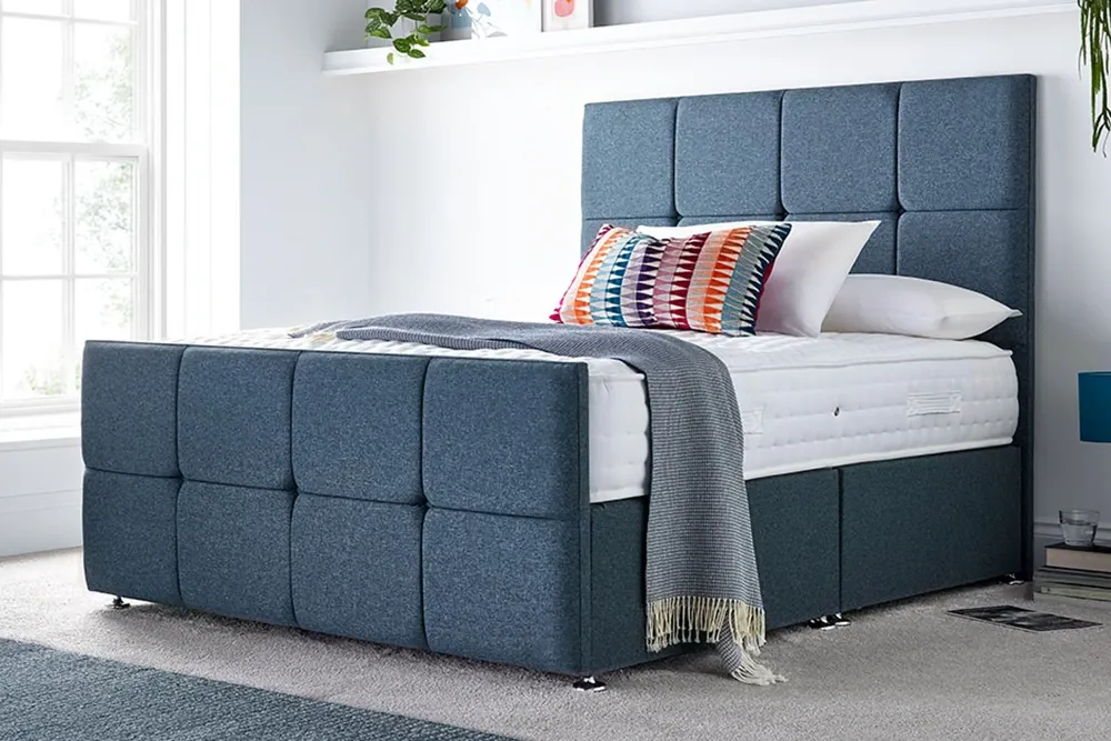 High Bed Frames Celeste High Gloss 180cm Superking Bed Frame
